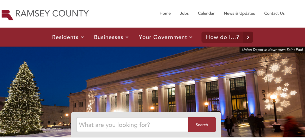Clockwork Redesigns Ramsey County Website : Clockwork